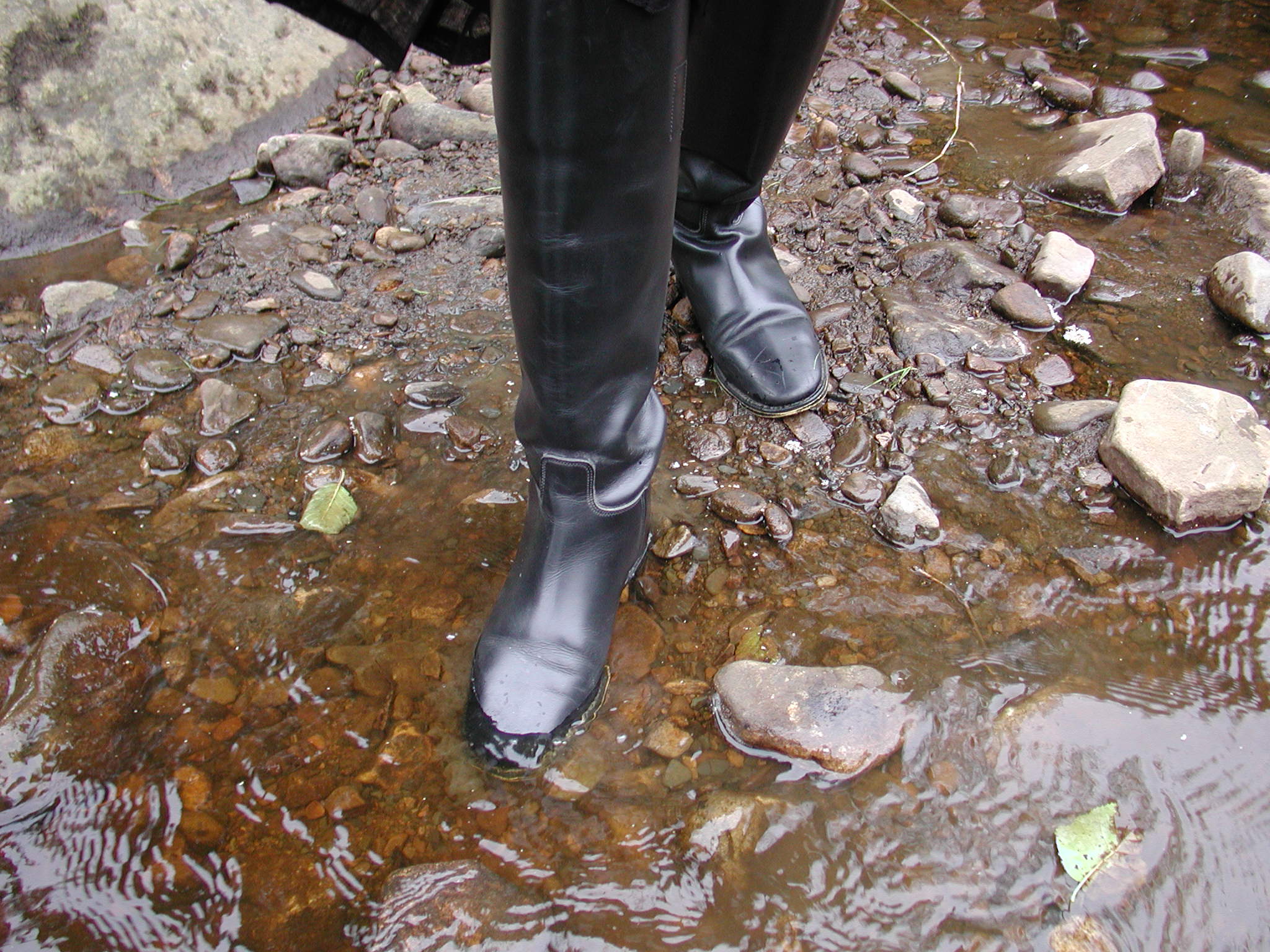 - These boots are made for wetting!